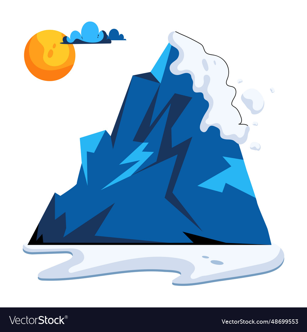 Avalanche Royalty Free Vector Image - VectorStock