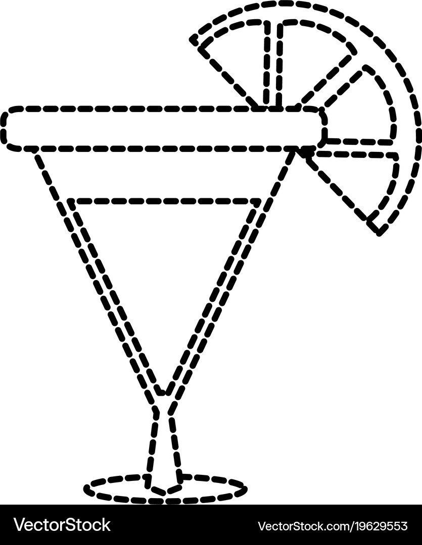 Isolated cocktail design Royalty Free Vector Image
