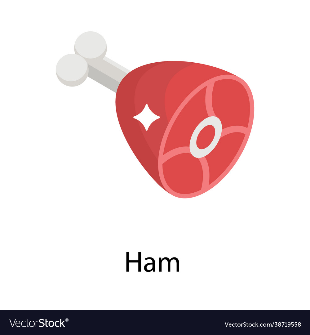 Ham Royalty Free Vector Image - VectorStock