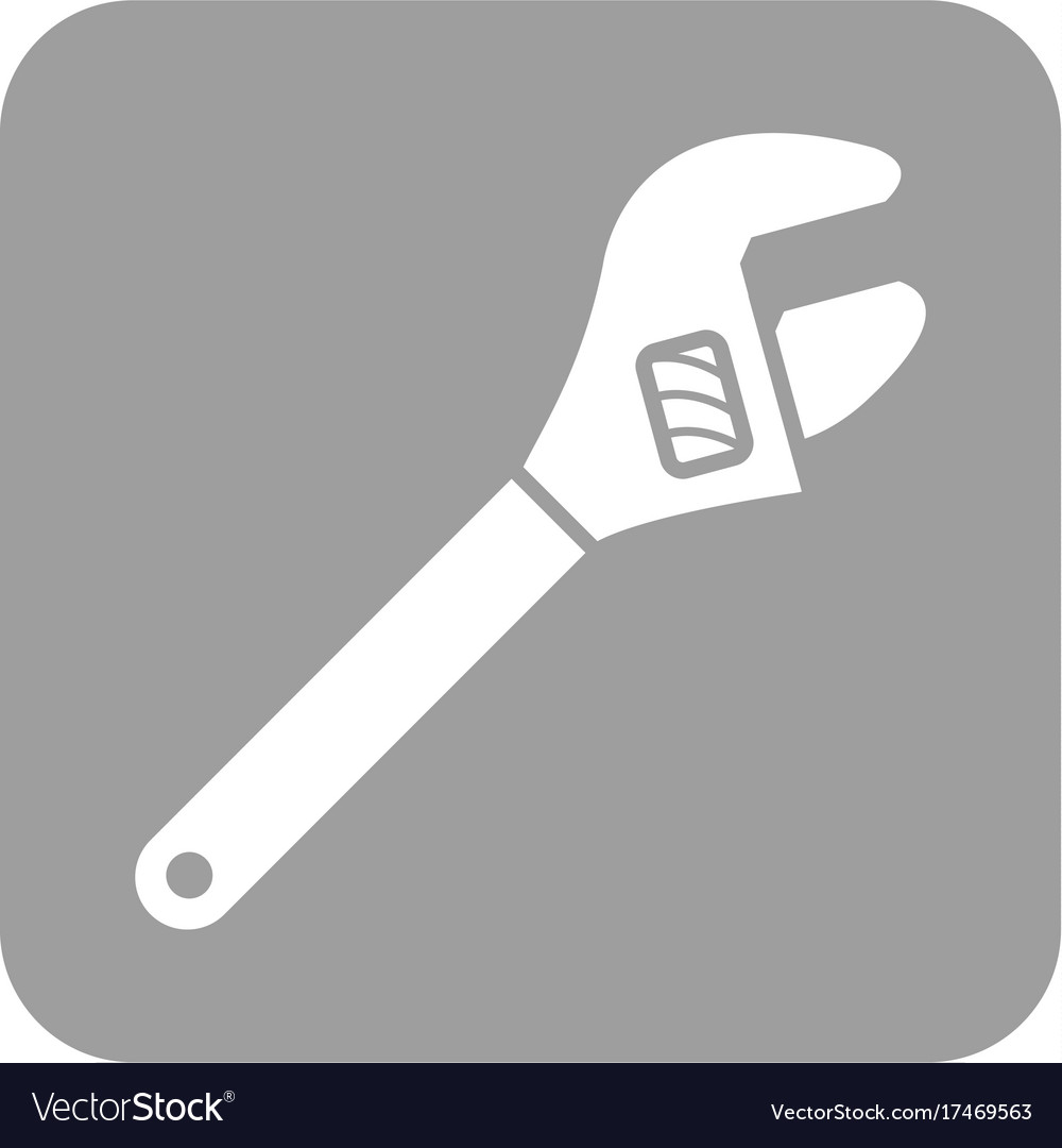 Monkey wrench Royalty Free Vector Image - VectorStock