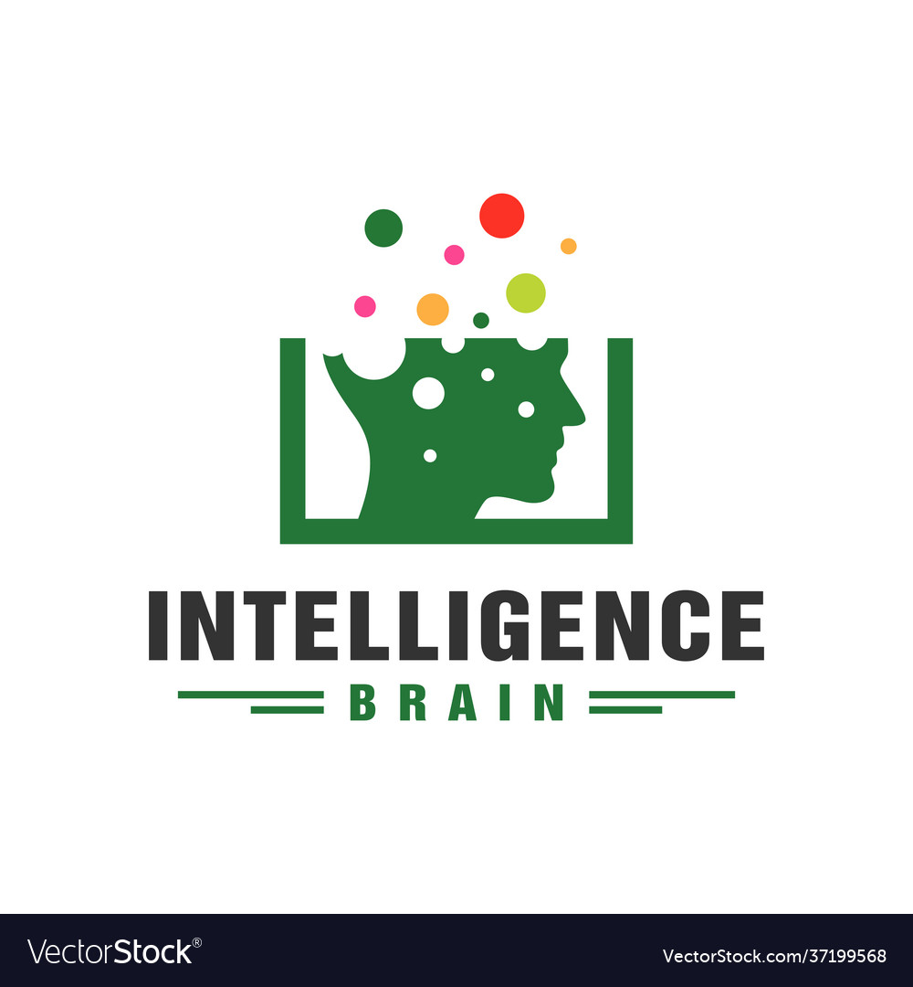 Artificial intelligence technology logo Royalty Free Vector