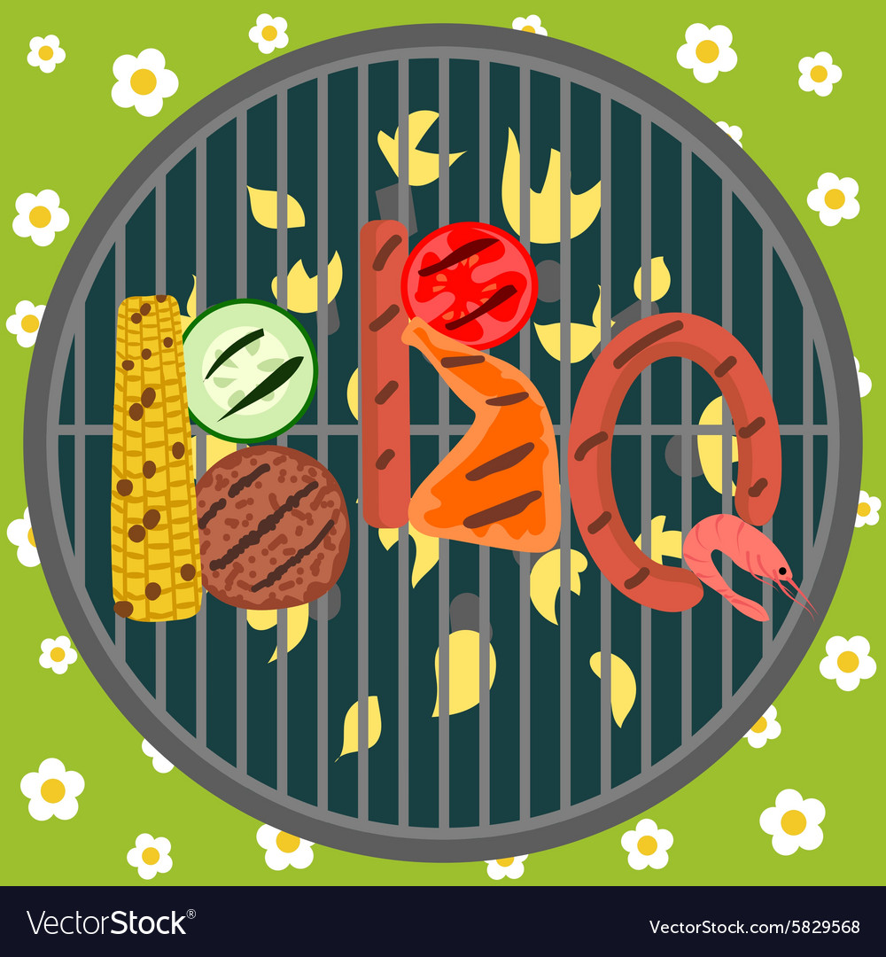 Barbecue party Royalty Free Vector Image - VectorStock