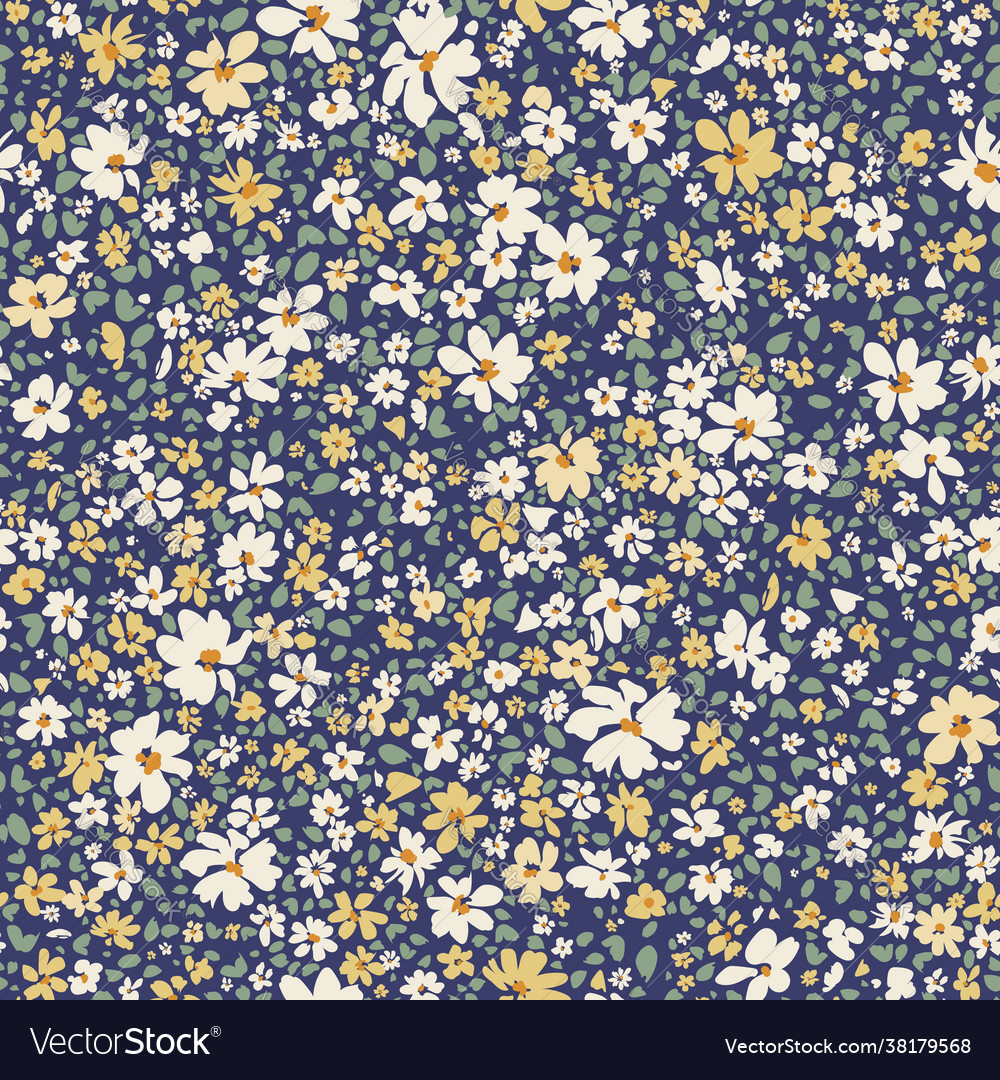 Floral seamless background for spring Royalty Free Vector