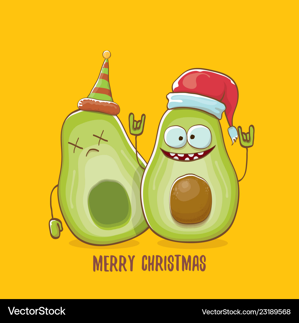 Merry christmas funky greeting card Royalty Free Vector