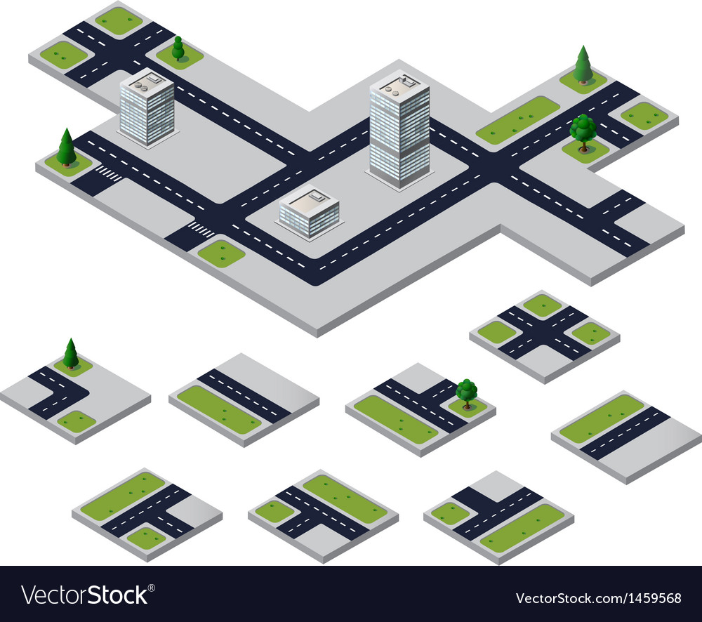 Urban elements Royalty Free Vector Image - VectorStock