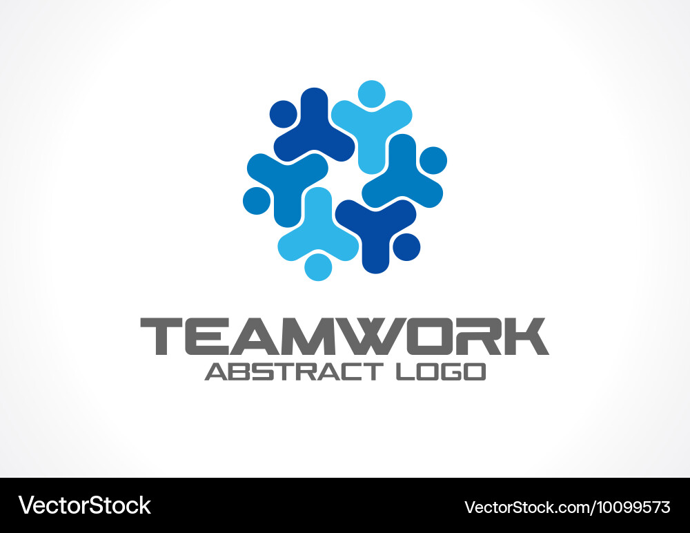 Abstract logo for business company technology Vector Image