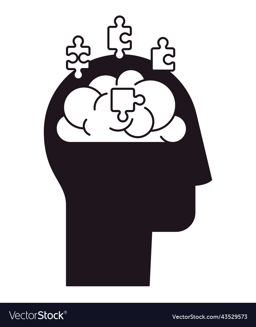 Human profile Royalty Free Vector Image - VectorStock