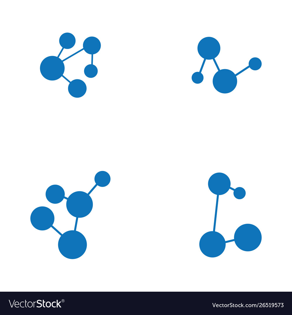 Molecule design Royalty Free Vector Image - VectorStock