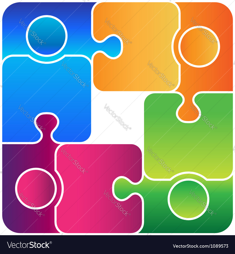 Team Connected Royalty Free Vector Image - VectorStock