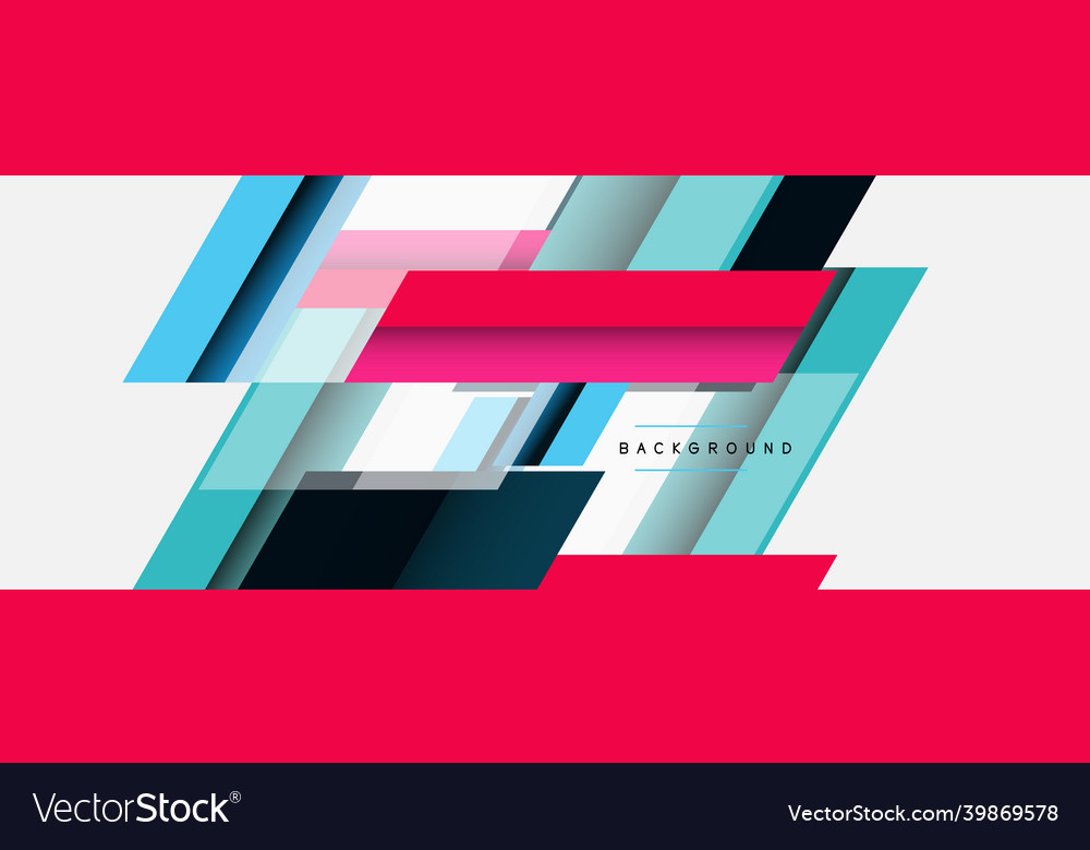 Background geometric diagonal square shapes Vector Image