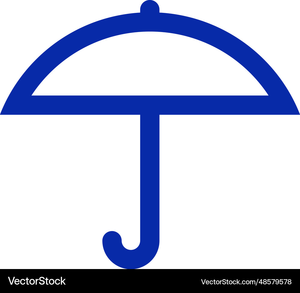 Game squid blue umbrella symbol stock Royalty Free Vector