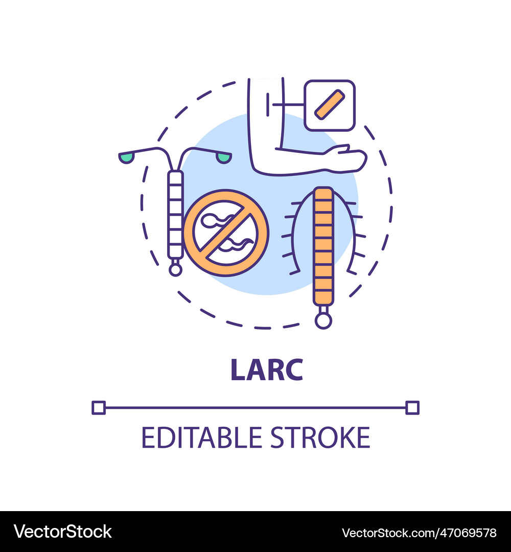Larc concept icon Royalty Free Vector Image - VectorStock