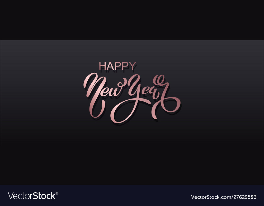 Happy new year banner Royalty Free Vector Image