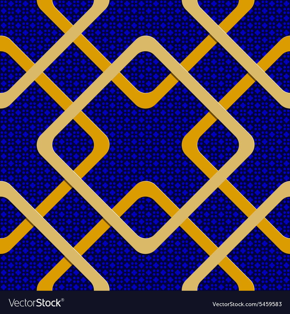 Seamless square pattern Royalty Free Vector Image
