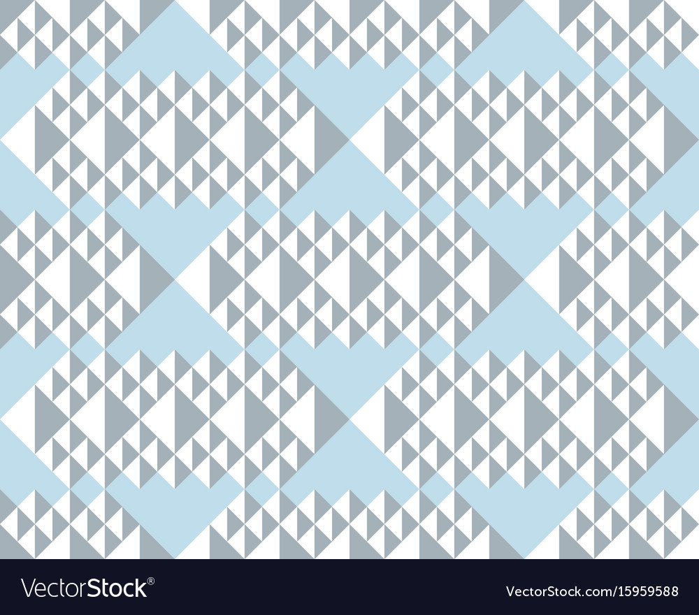 Geometric abstract seamless pattern triangle Vector Image