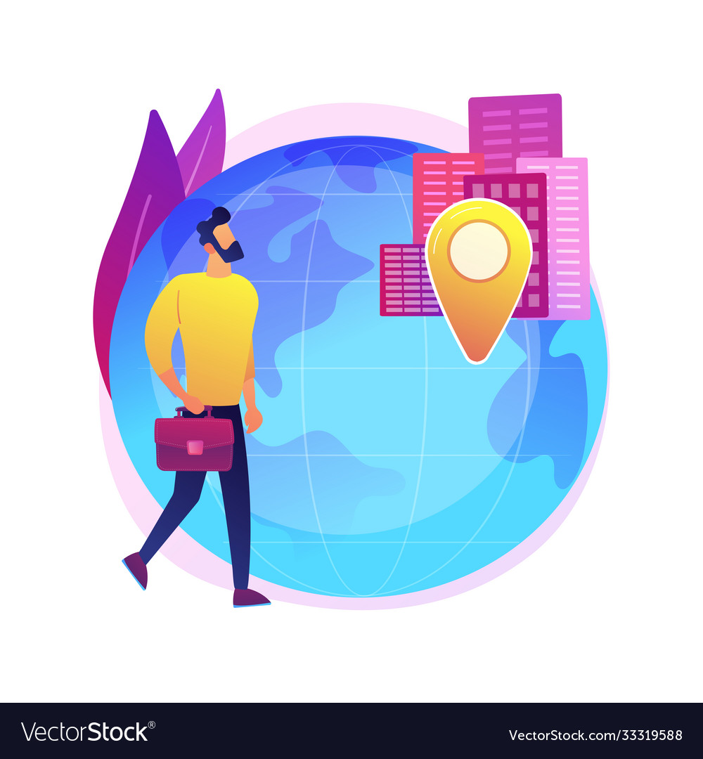 Occupational migration abstract concept Royalty Free Vector Occupational migration abstract concept Royalty Free Vector