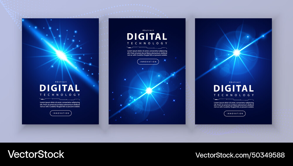 Poster brochure cover banner presentation layout Vector Image