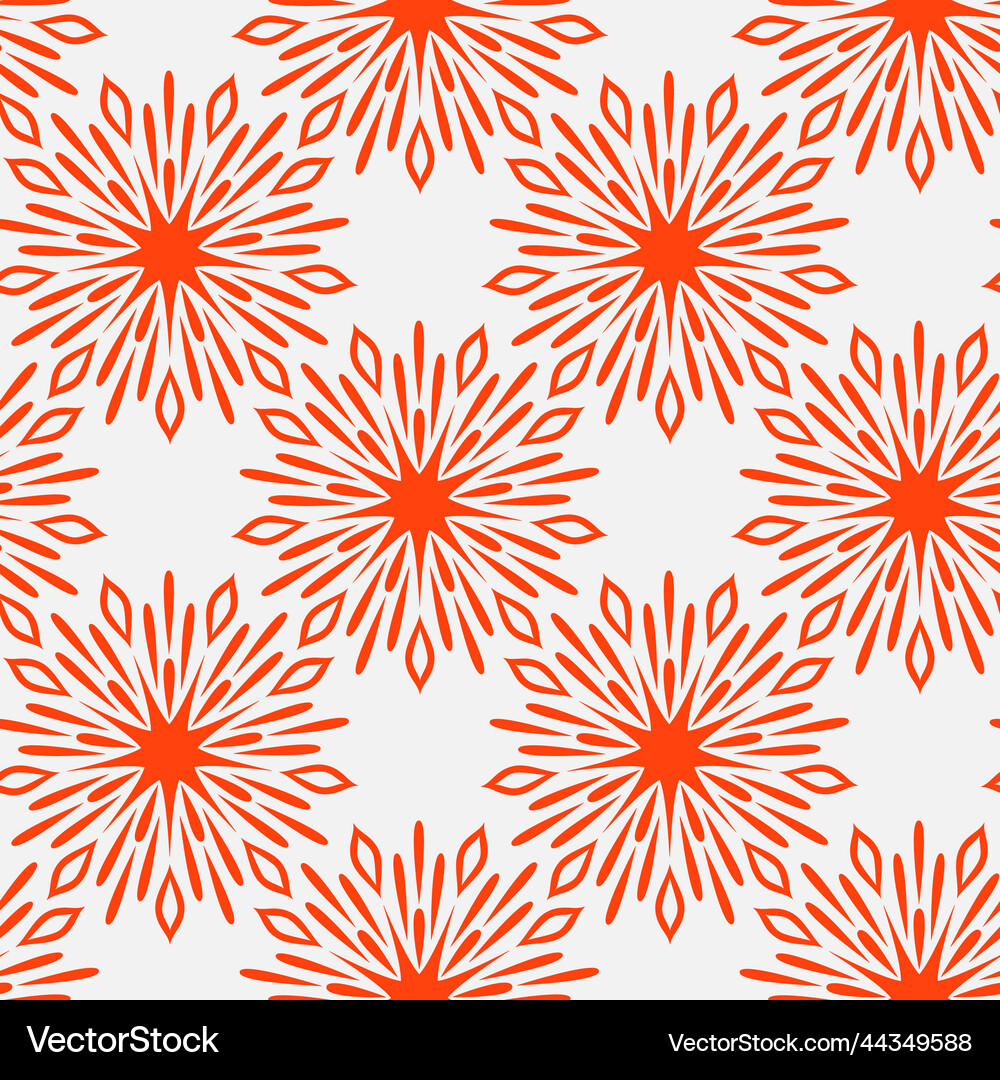 Red salute splashes seamless pattern for textile Vector Image