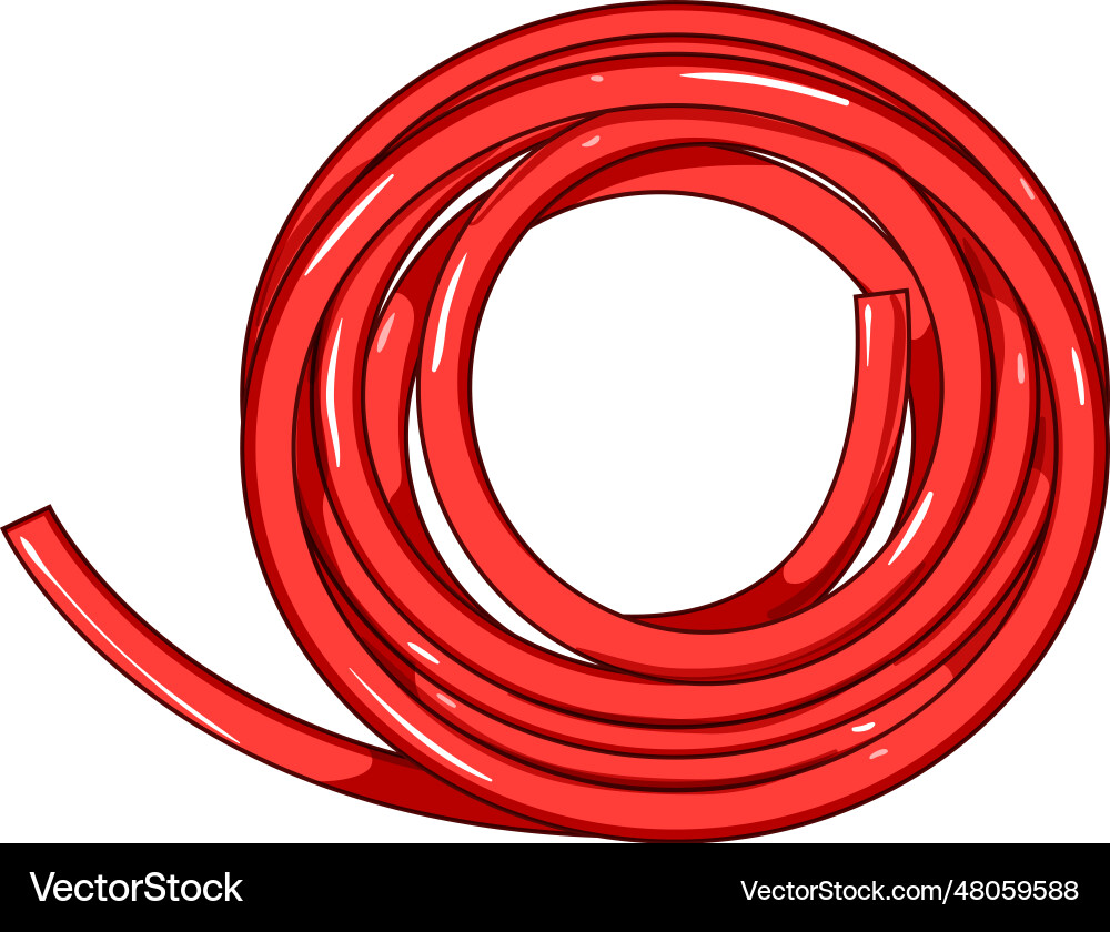 Summer garden hose cartoon Royalty Free Vector Image