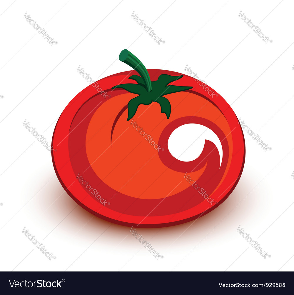 Tomato Royalty Free Vector Image - VectorStock