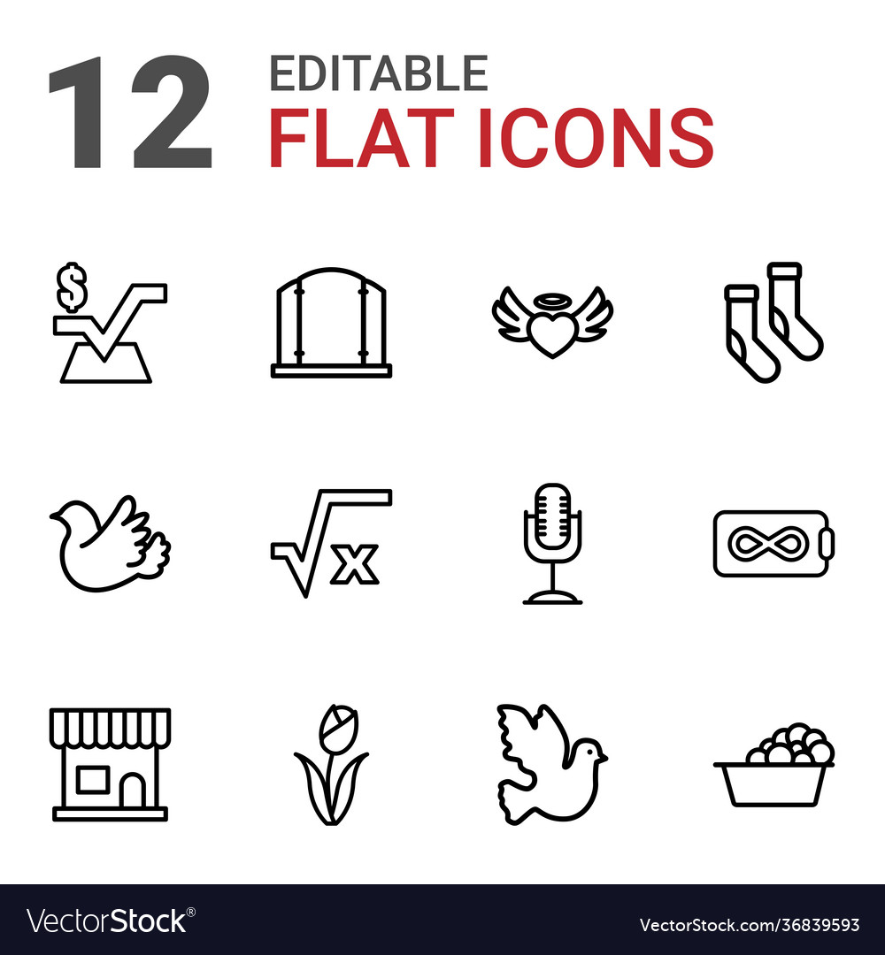 Pattern icons Royalty Free Vector Image - VectorStock