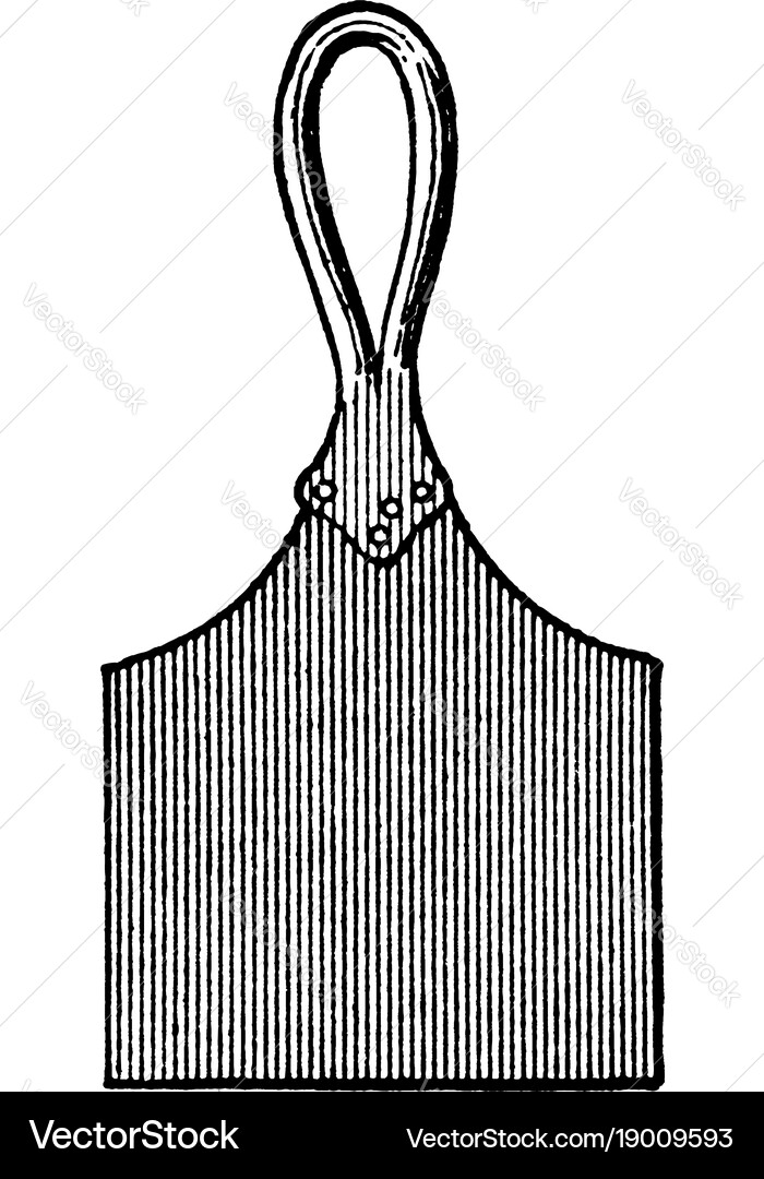 Slice tool in the printing trade vintage Vector Image