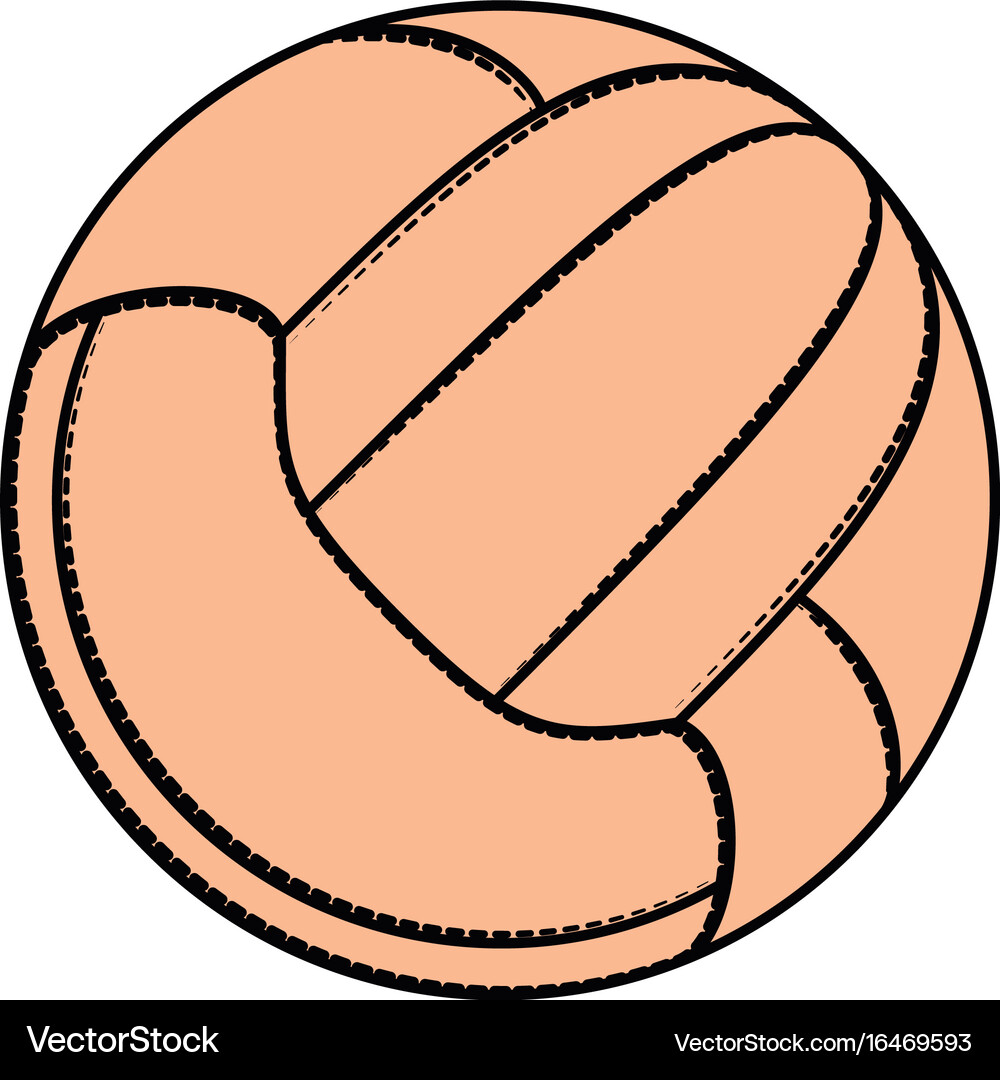 Sport volleyball ball Royalty Free Vector Image