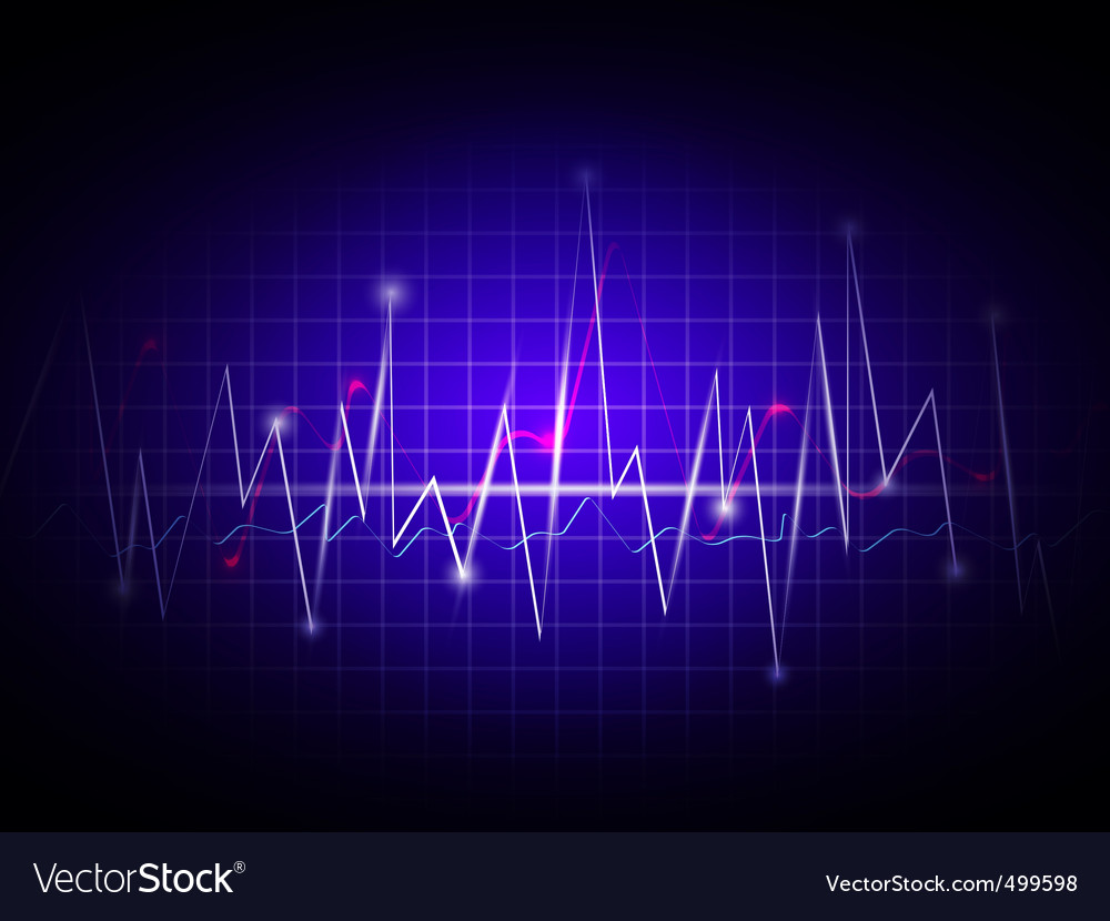 Cardiogram Royalty Free Vector Image - VectorStock
