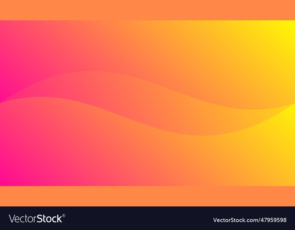 Gradient background orange modern Royalty Free Vector Image