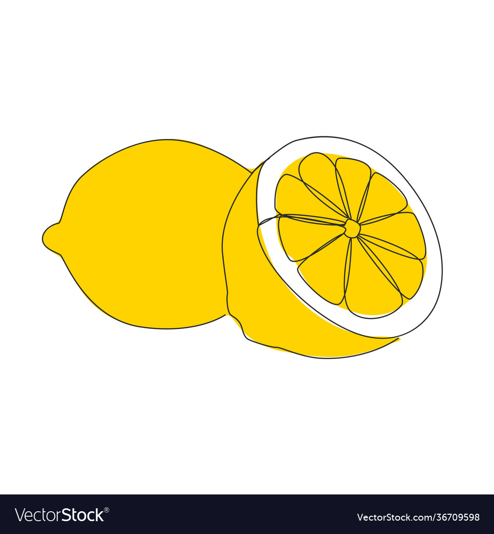 Lemon Royalty Free Vector Image - VectorStock