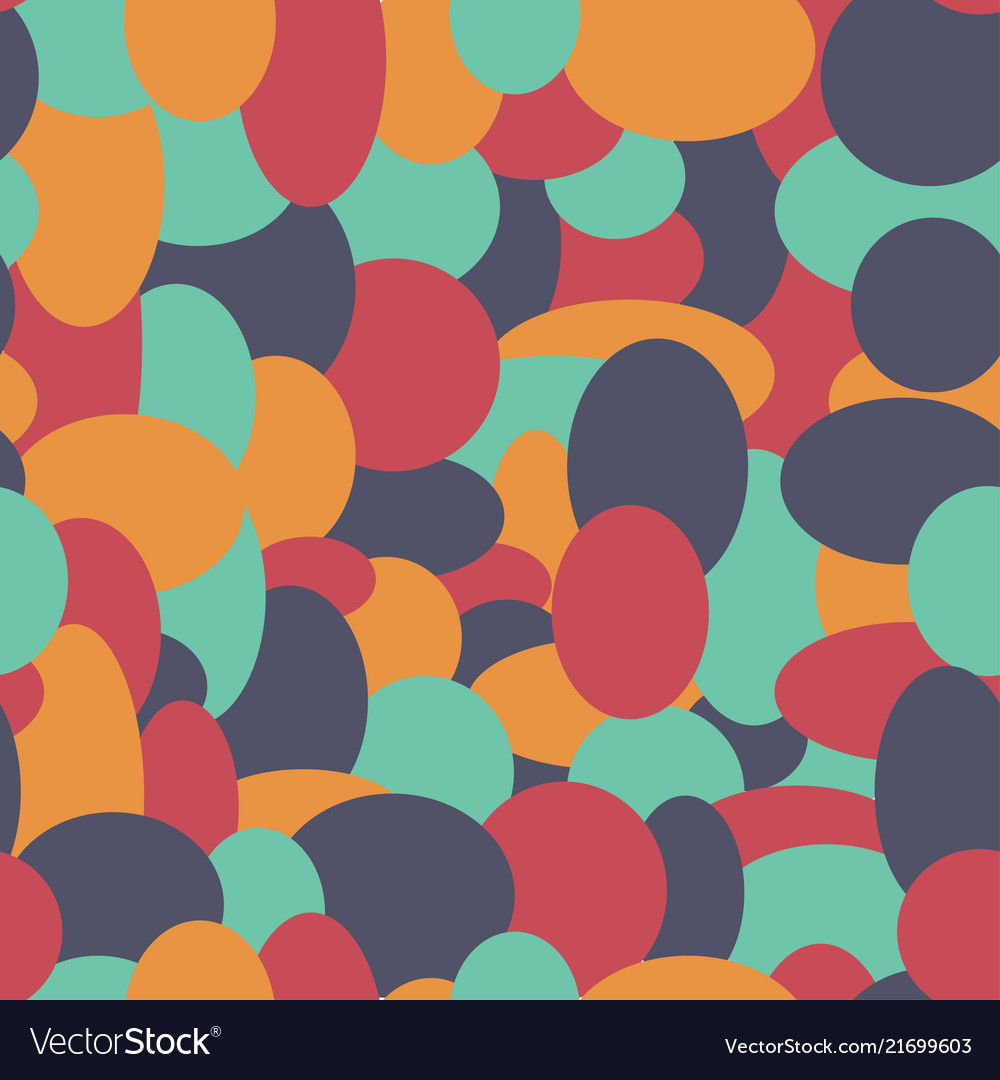 Abstract retro confetti seamless pattern Vector Image