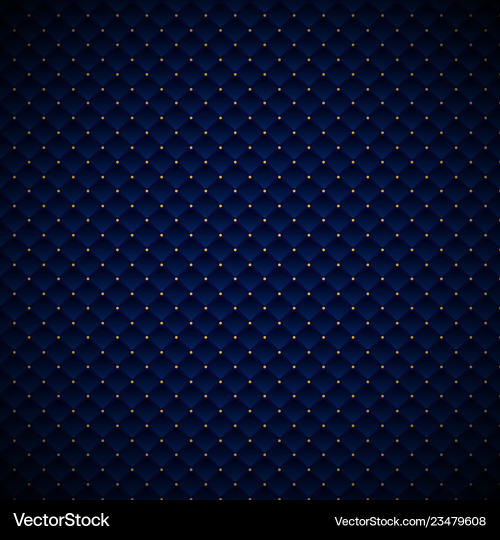 Abstract luxury blue geometric squares pattern Vector Image