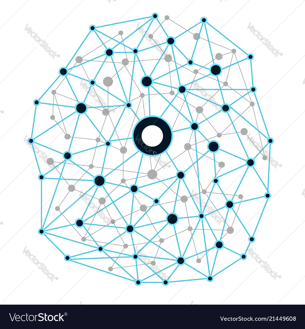 Network technology background eps10 Royalty Free Vector