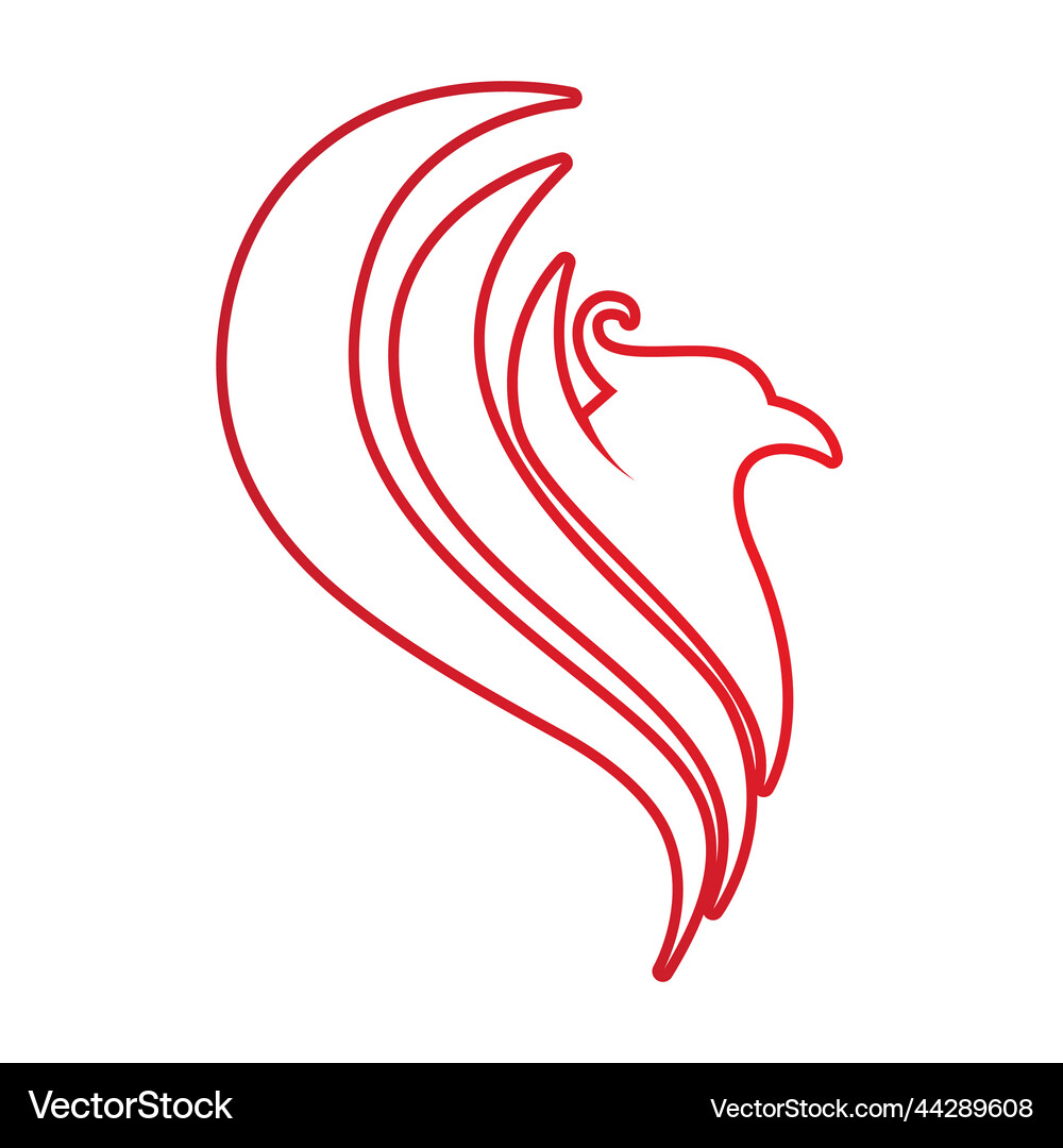 Phoenix icon Royalty Free Vector Image - VectorStock