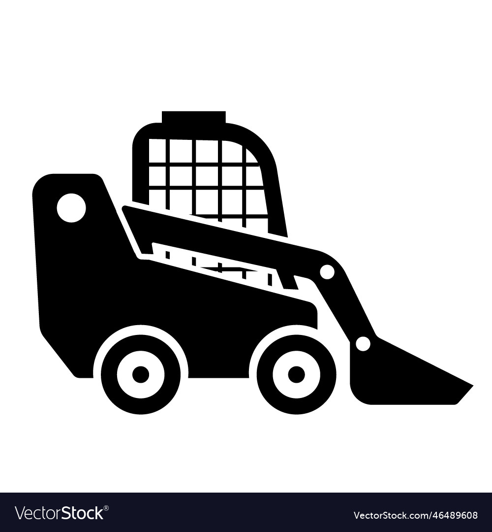 Skid loader Royalty Free Vector Image - VectorStock