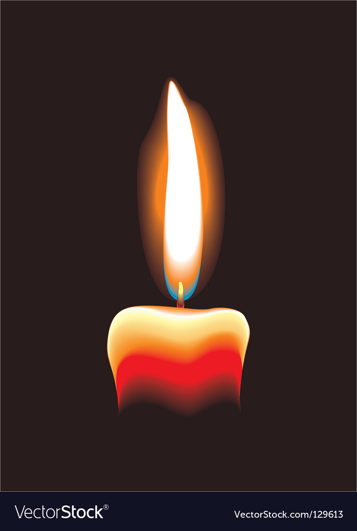 Candle Royalty Free Vector Image - VectorStock
