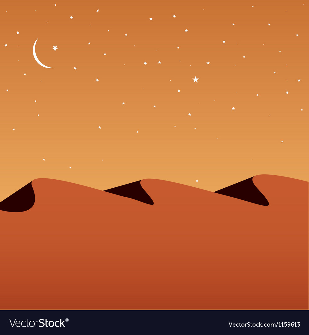 Desert Royalty Free Vector Image - VectorStock