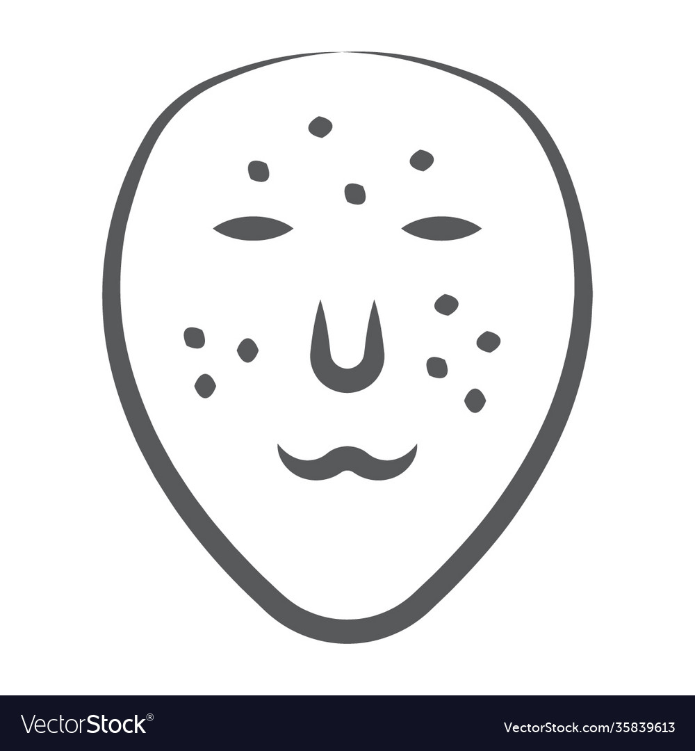 Face acne Royalty Free Vector Image - VectorStock