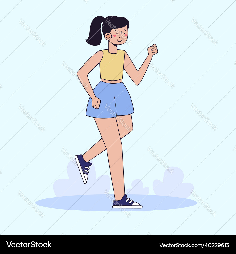 People doing outdoor activities Royalty Free Vector Image