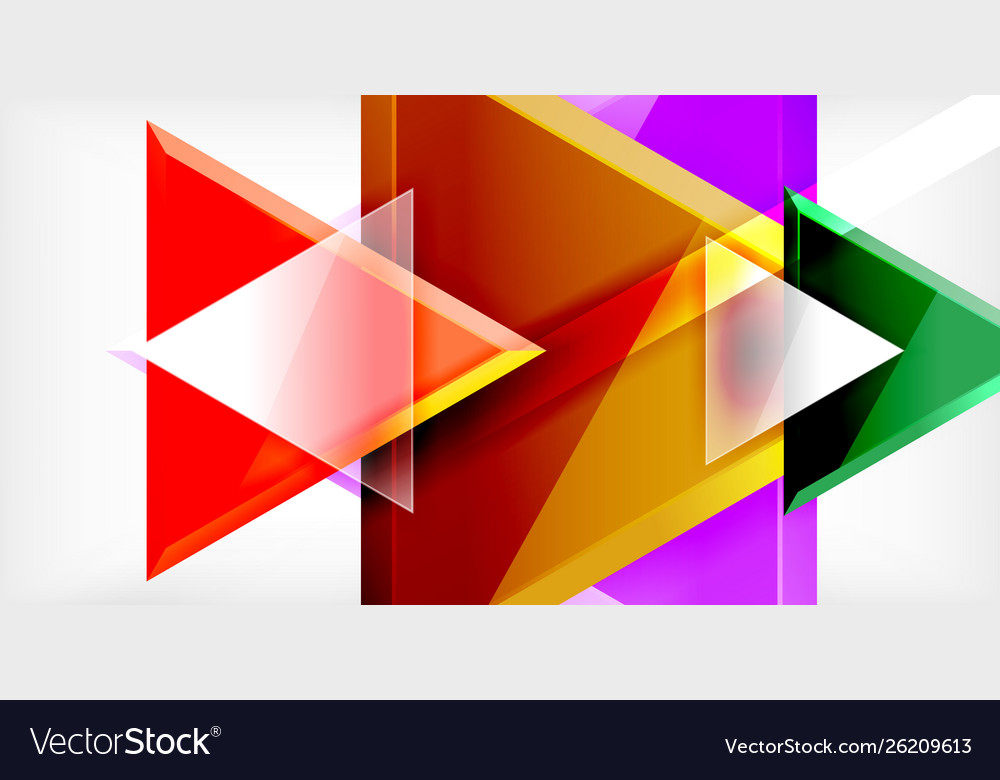Triangle abstract background Royalty Free Vector Image