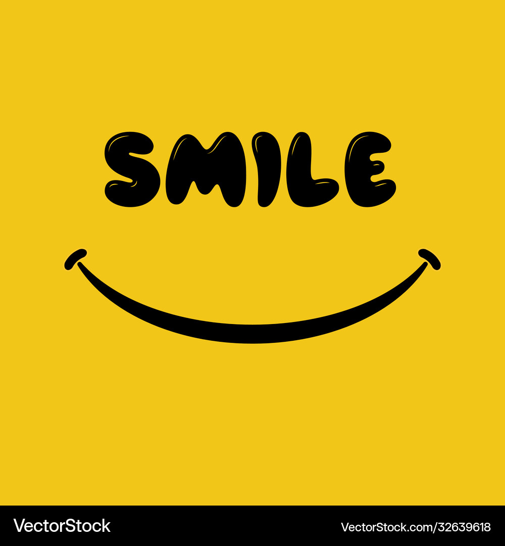 Smile icon template design smiling emoticon logo Vector Image