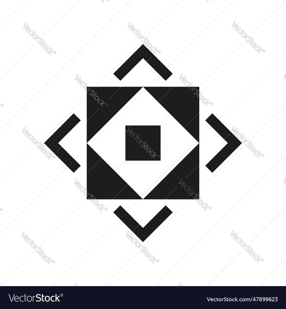 Abstract icon Royalty Free Vector Image - VectorStock