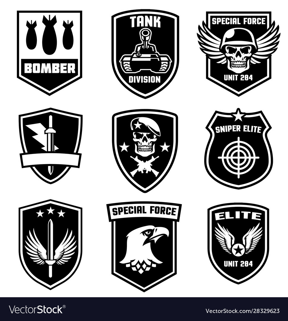 Military Patch Design Template