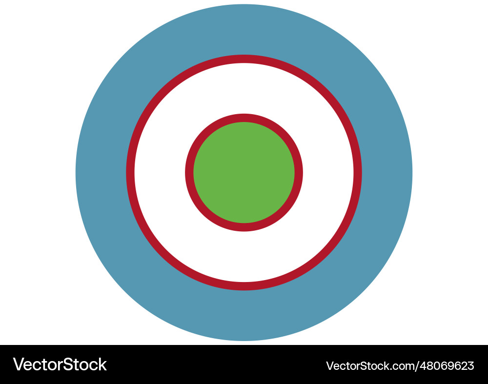 Uzbekistan air force roundel Royalty Free Vector Image