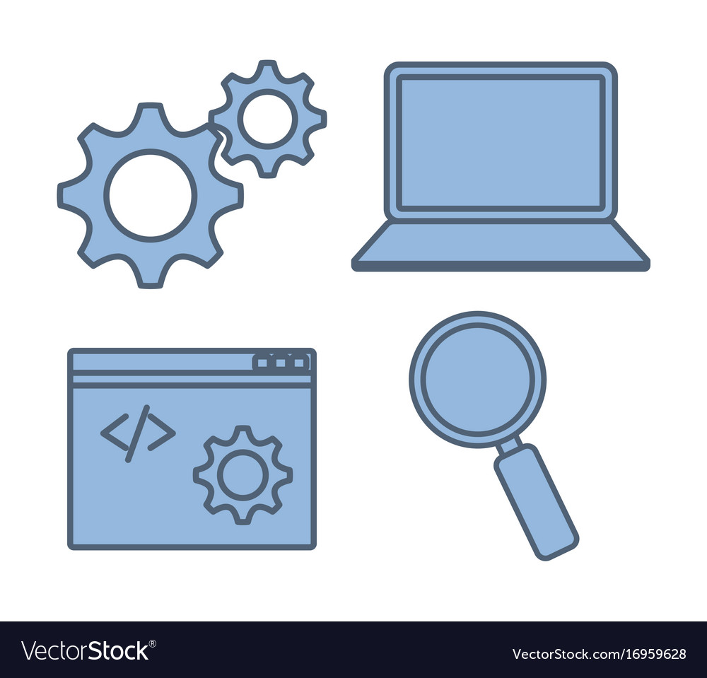 Data center design Royalty Free Vector Image - VectorStock