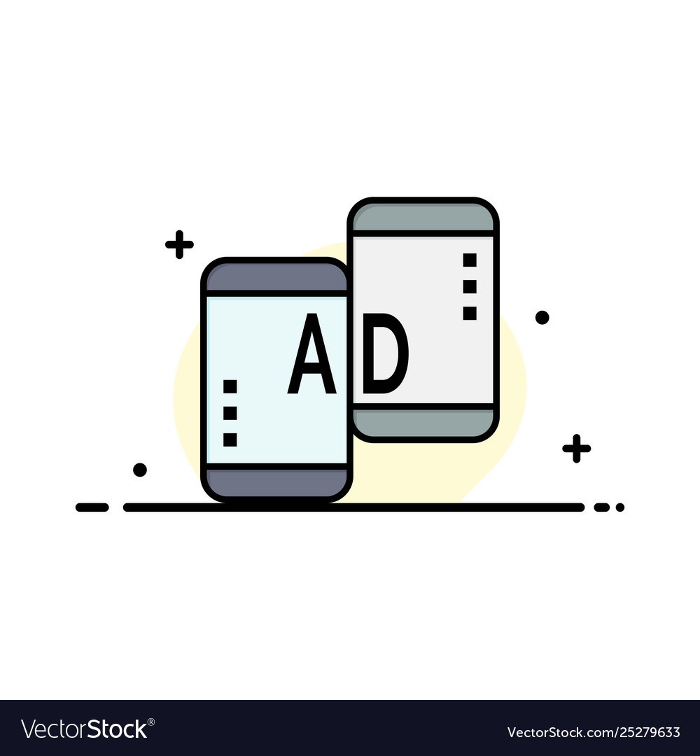 Advertising mobile mobile marketing Royalty Free Vector