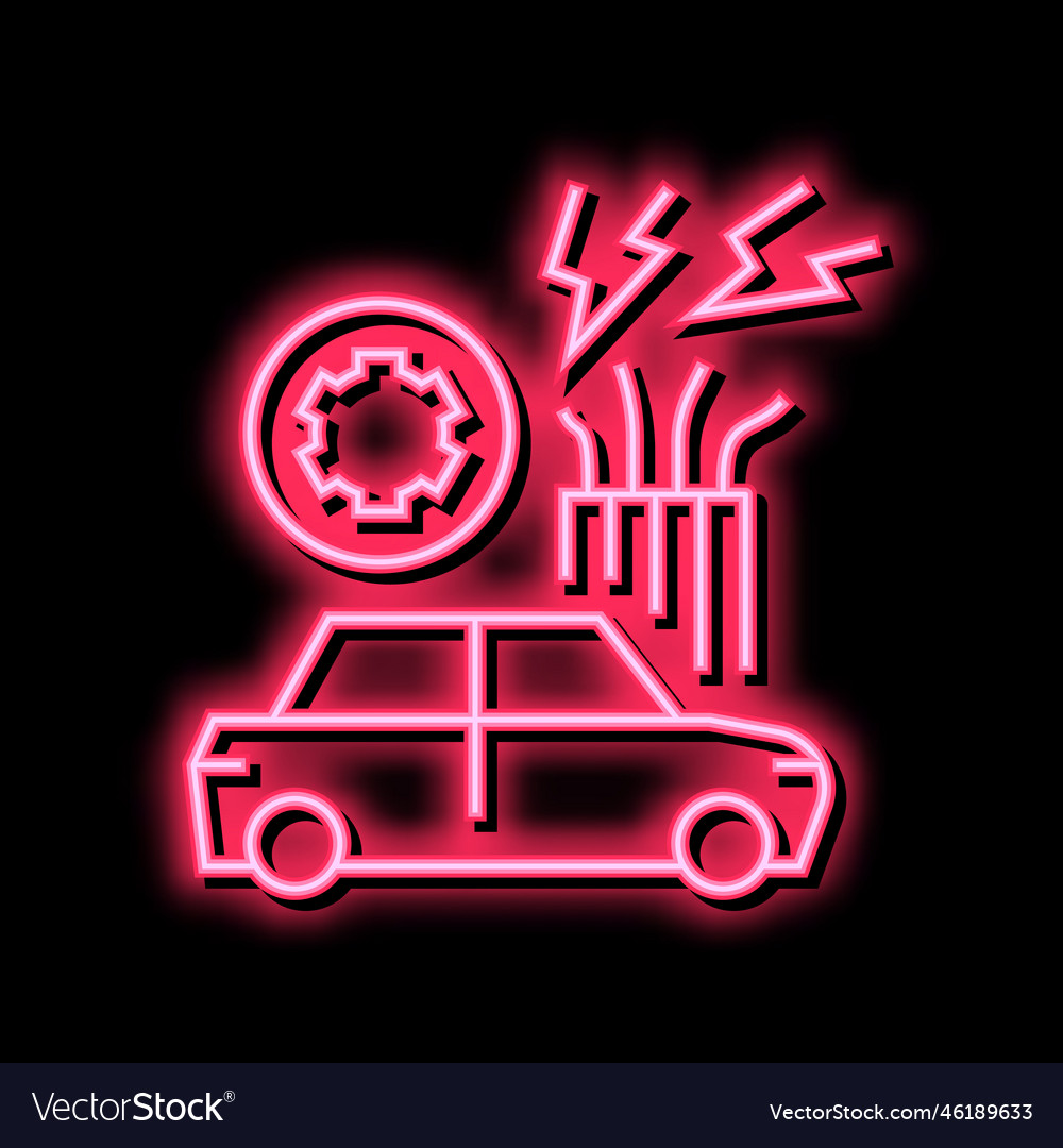 Electrical equipment repair neon glow icon Vector Image