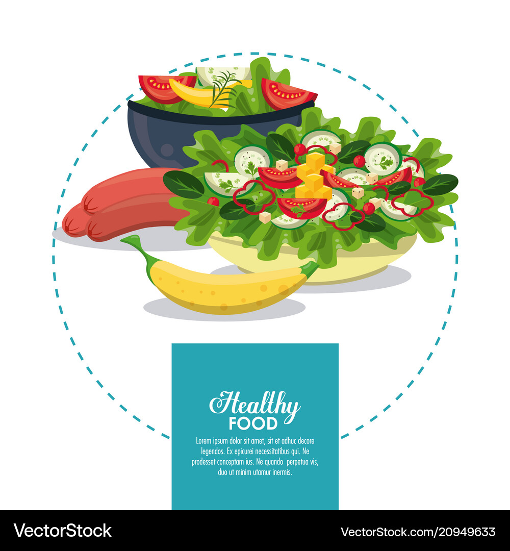 Healthy food infographic Royalty Free Vector Image