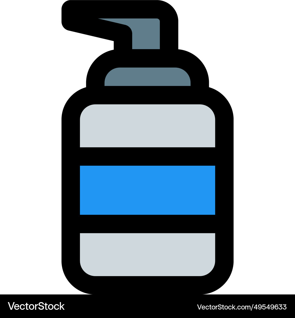 Liquid soap for washing hands and face isolated Vector Image