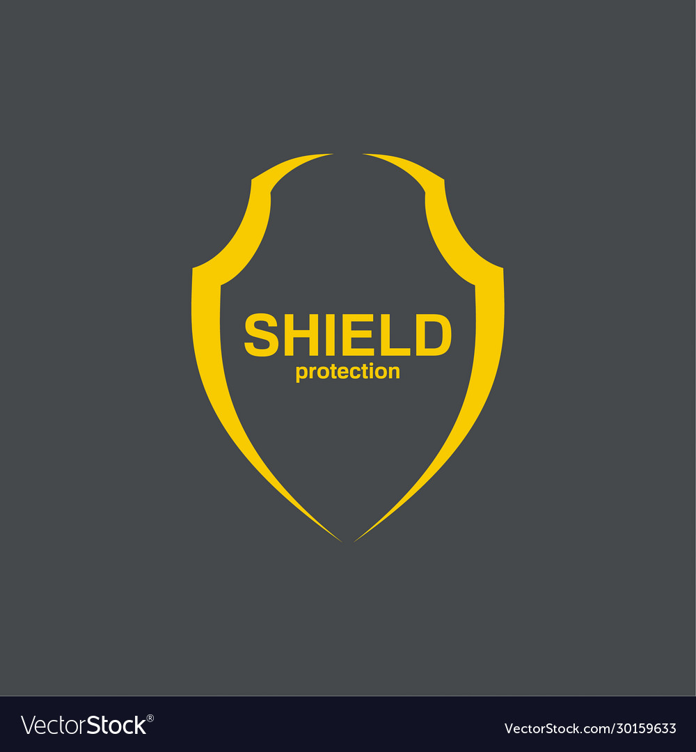 Logo shield Royalty Free Vector Image - VectorStock